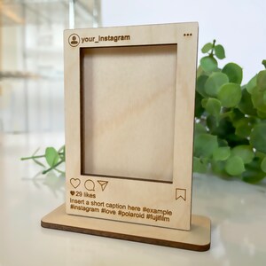 Personalized Instagram Picture Frame, Fujifilm Photo Frame, Film ...