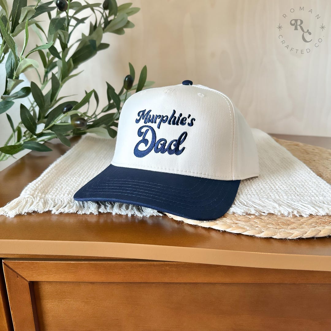 Custom Dad Hat, Embroidered Dad Cap, Personalized Child Name Hat, New ...