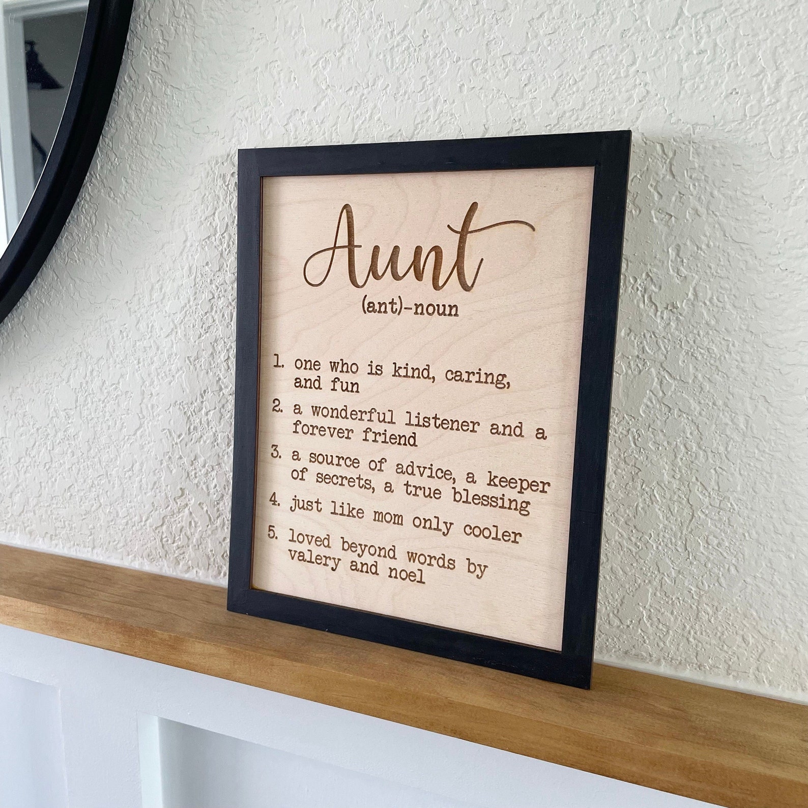Cool Aunt Sign Aunt Gift Best Aunt Ever Funtie - Etsy