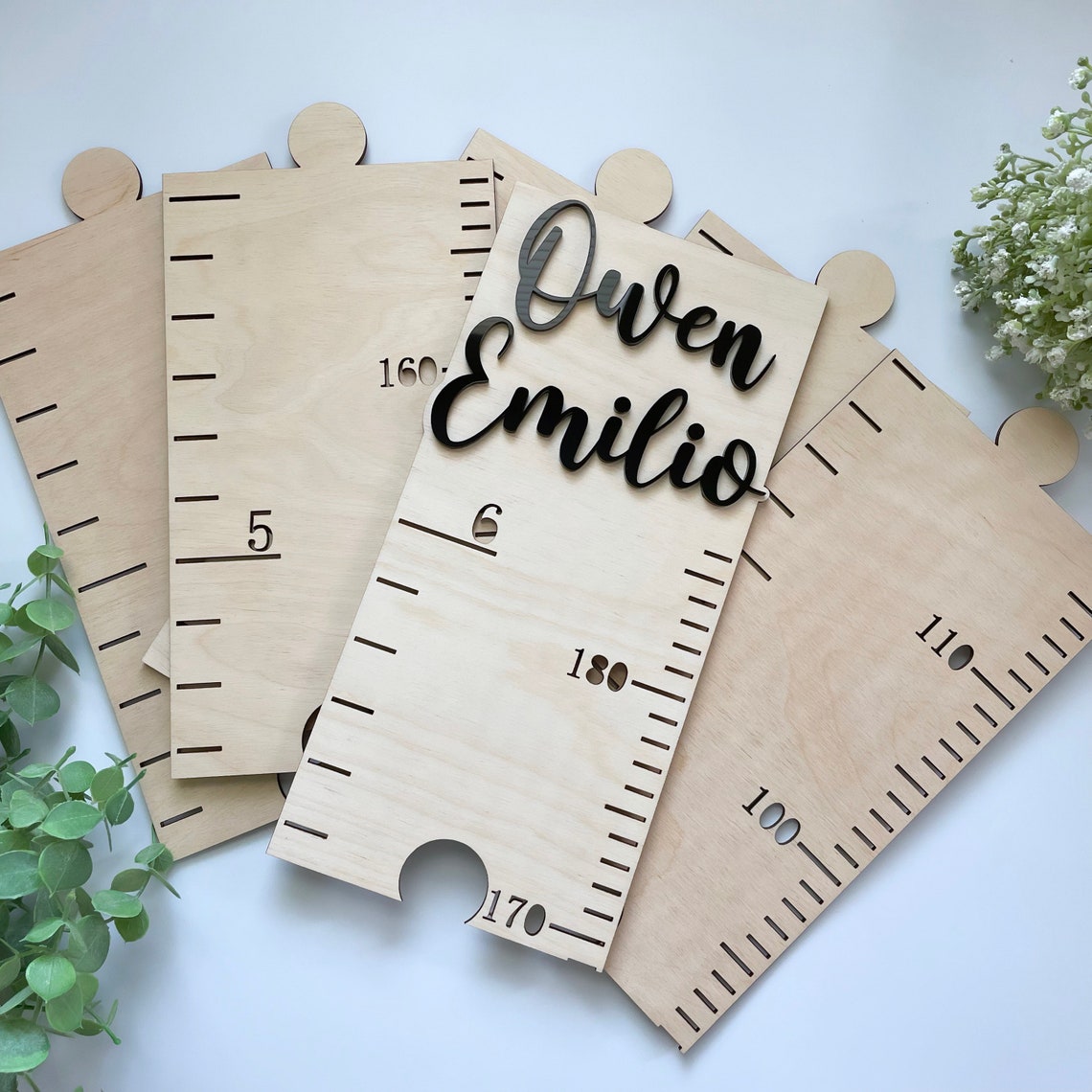 Growth Chart for Kids Personalized Name Measuring Stick - Etsy