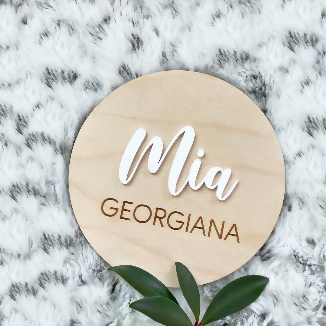 Baby Name Plaque Birth Baby Display Sign Nursery Name Sign | Etsy