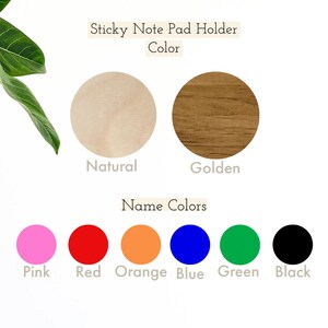 Personalized Sticky Notes Holder | Post-it Notes Pad | Sticky Note ...