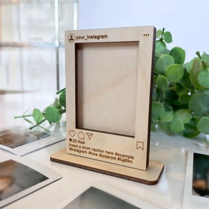 Personalized Instagram Picture Frame, Fujifilm Photo Frame, Film ...