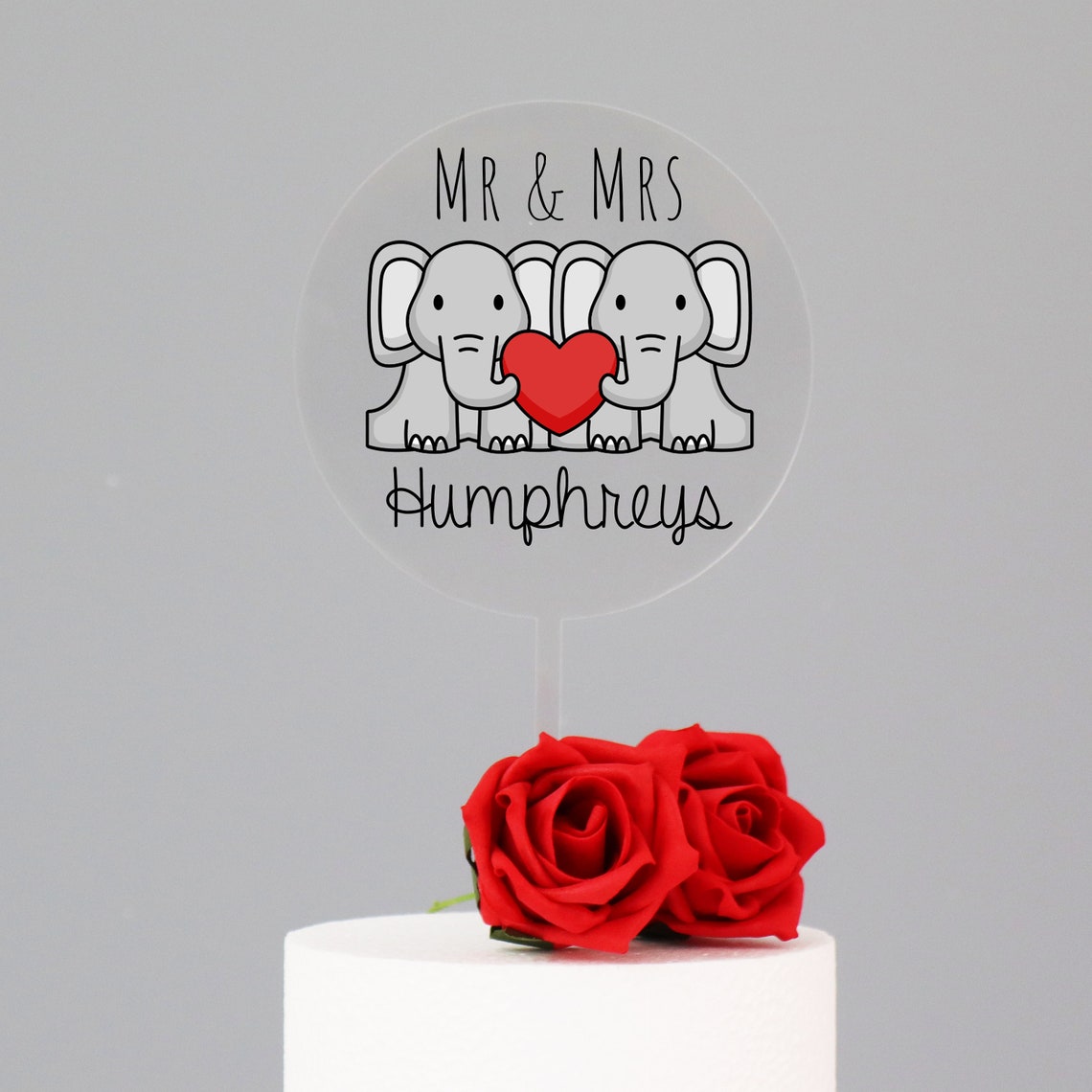Round Acrylic Clear Cake Topper Blanks | Perfect for Vinyl | Cake ...