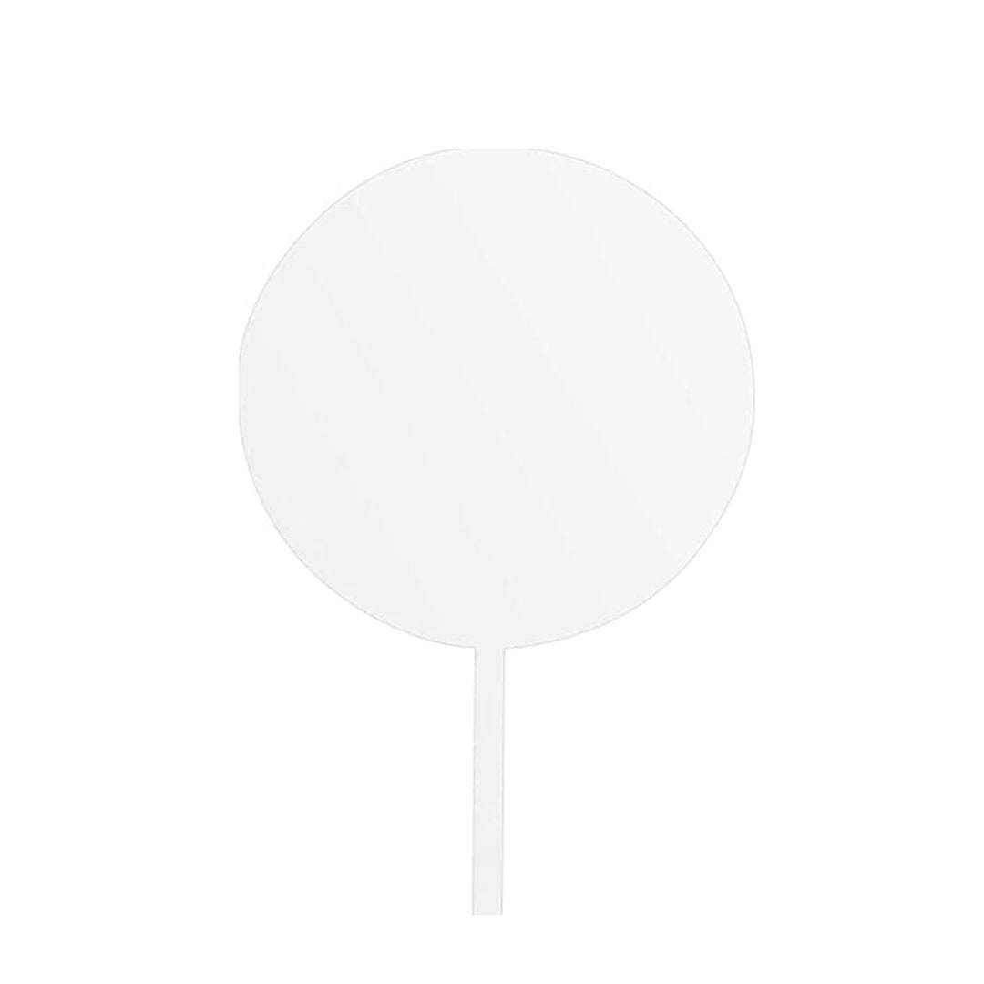 Round Acrylic White Cake Topper Blanks | Perfect for Vinyl | Cake ...