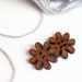Wooden Buttons|flower Shaped Wood Laser Cut|knitting|sewing|crochet ...