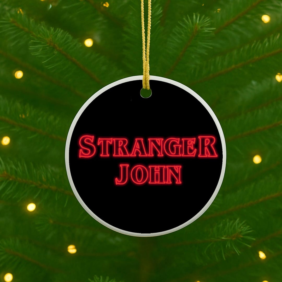 Christmas Stranger Things Ornament • Custom Name Gift • Netflix ...