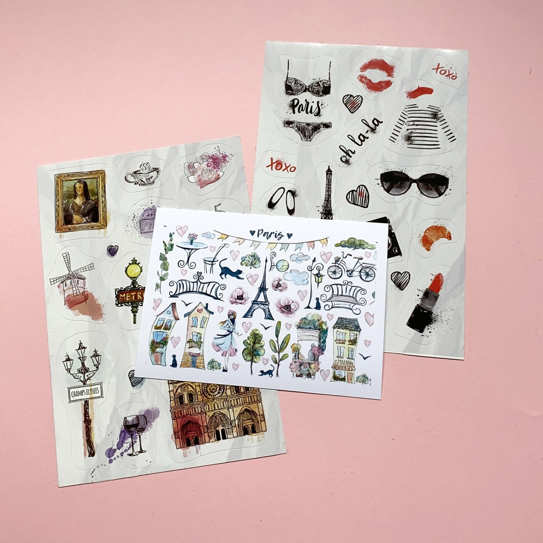 French Stickers, Paris Sticker, Fashion Stickers, Travel Stickers ...