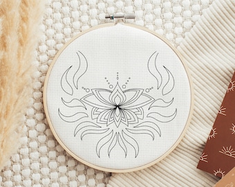 Zen Embroidery Pattern - Etsy