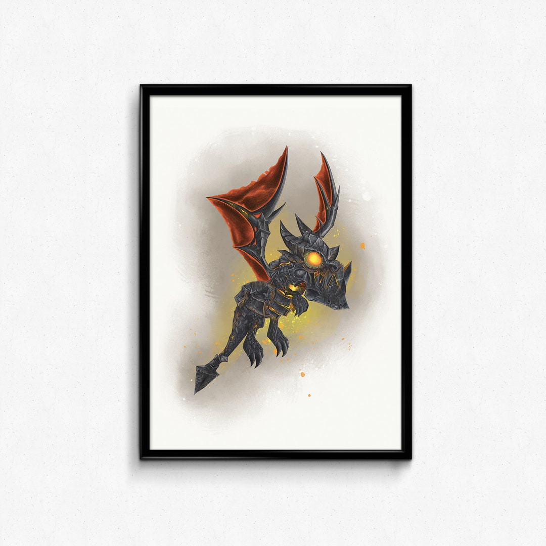 World of Warcraft Baby Deathwing - Digital Print - Etsy