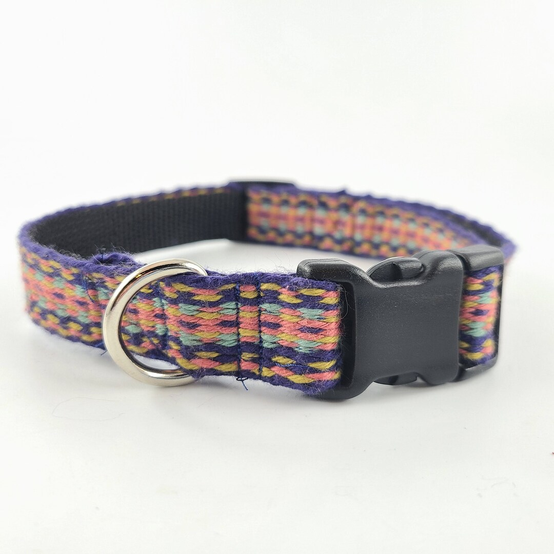 Handmade Dog Collar / Inkle Woven DOG Collar /medium Dog Collar / BOHO ...