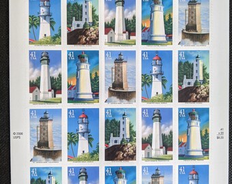 Topical Stamps Lighthouses - Etsy