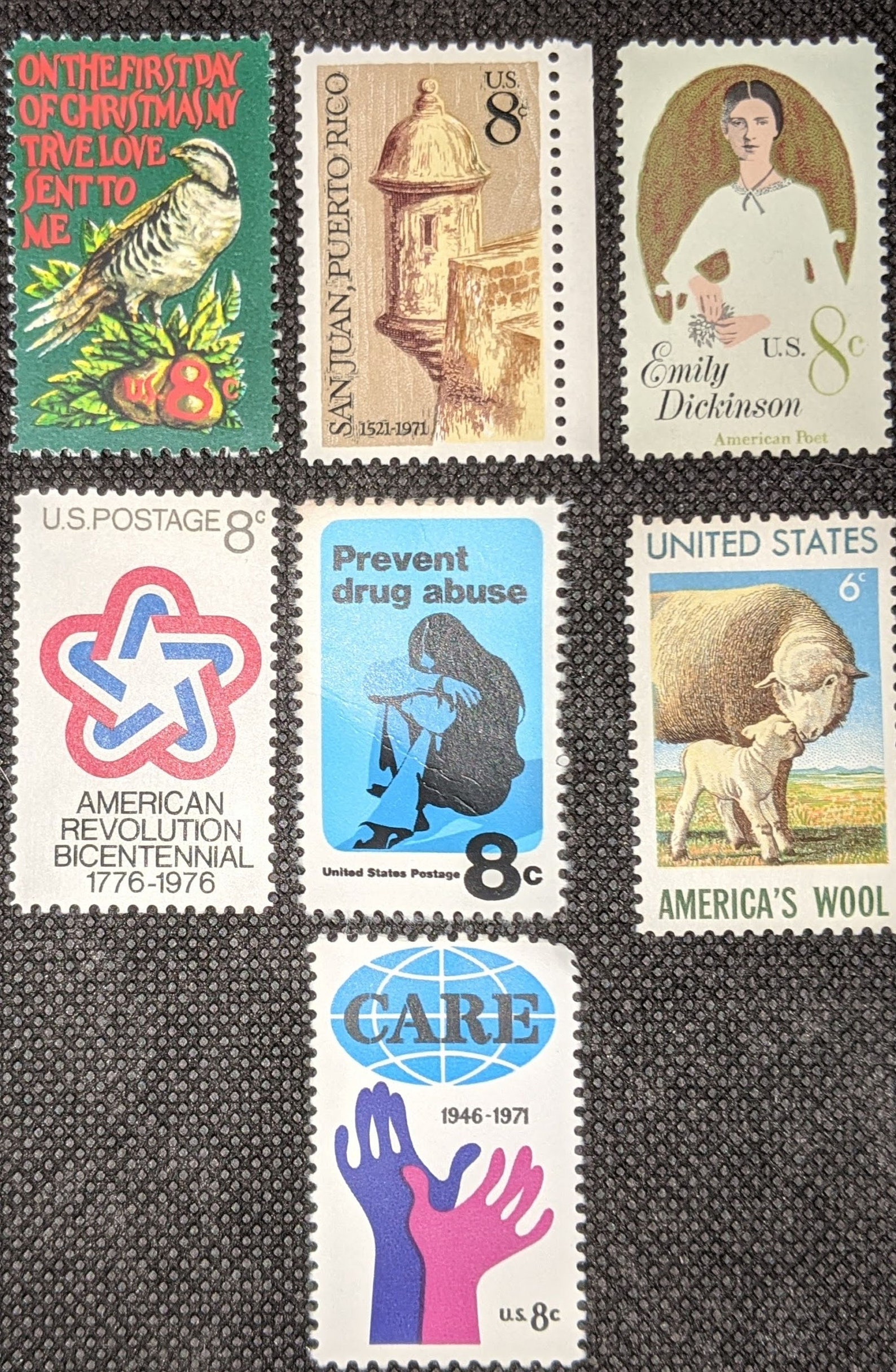 1971 23 US Stamps 8 Cent Unhinged Mint 1423-1445 - Etsy