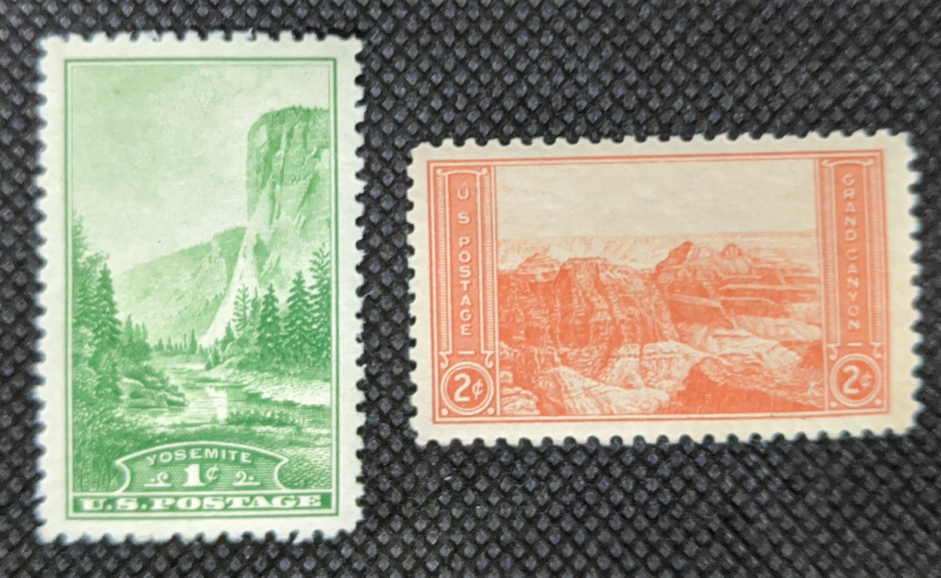1934 National Parks Stamps Unhinged Mint Scott 740-749 - Etsy