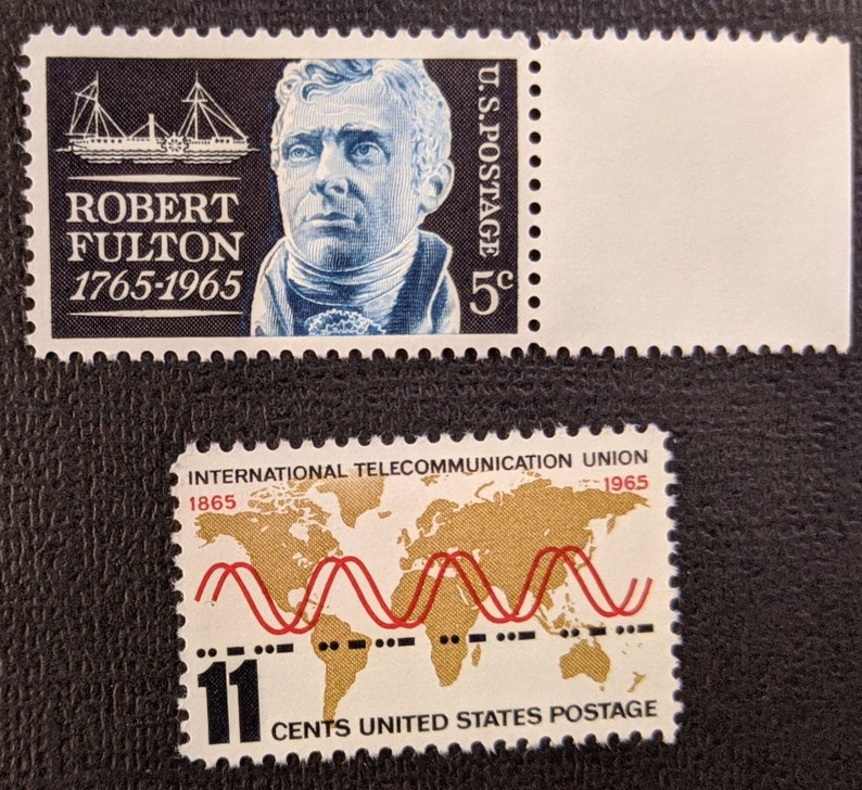 16 Unhinged 1965 5 Cent US Stamps #1261-1276 Mint Condition - Etsy