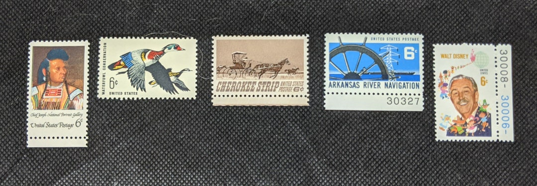 1967-1968 US Stamps Unhinged Mint Scott 1331-32, 1355-64 - Etsy