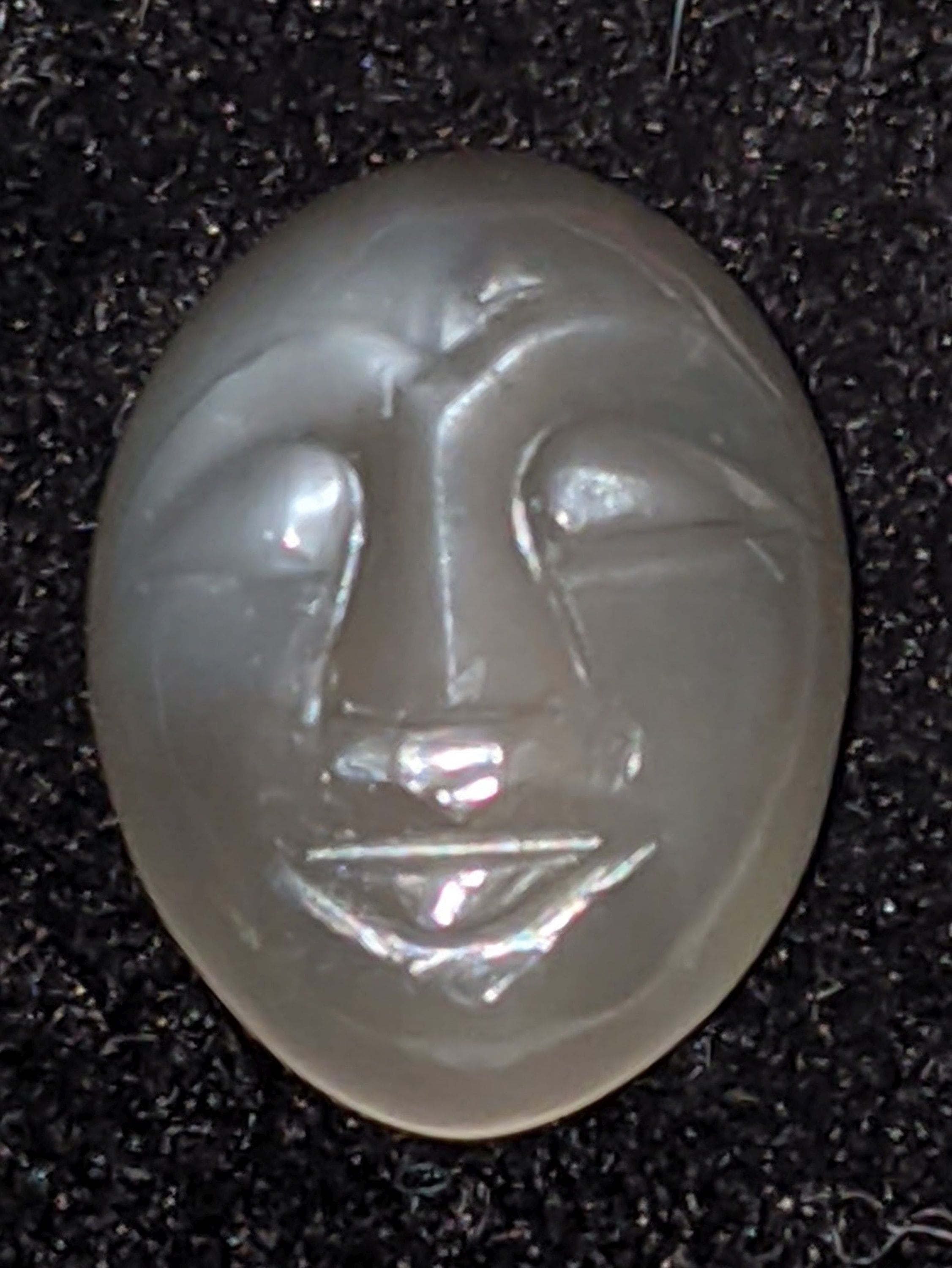 Face Moonstone Oval 11,6 x 9,8 mm 5,66 quilates - Etsy España