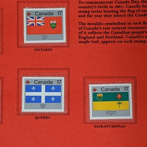 Flags of Canada Centennial Issue 1867-1967 Stamps | Etsy