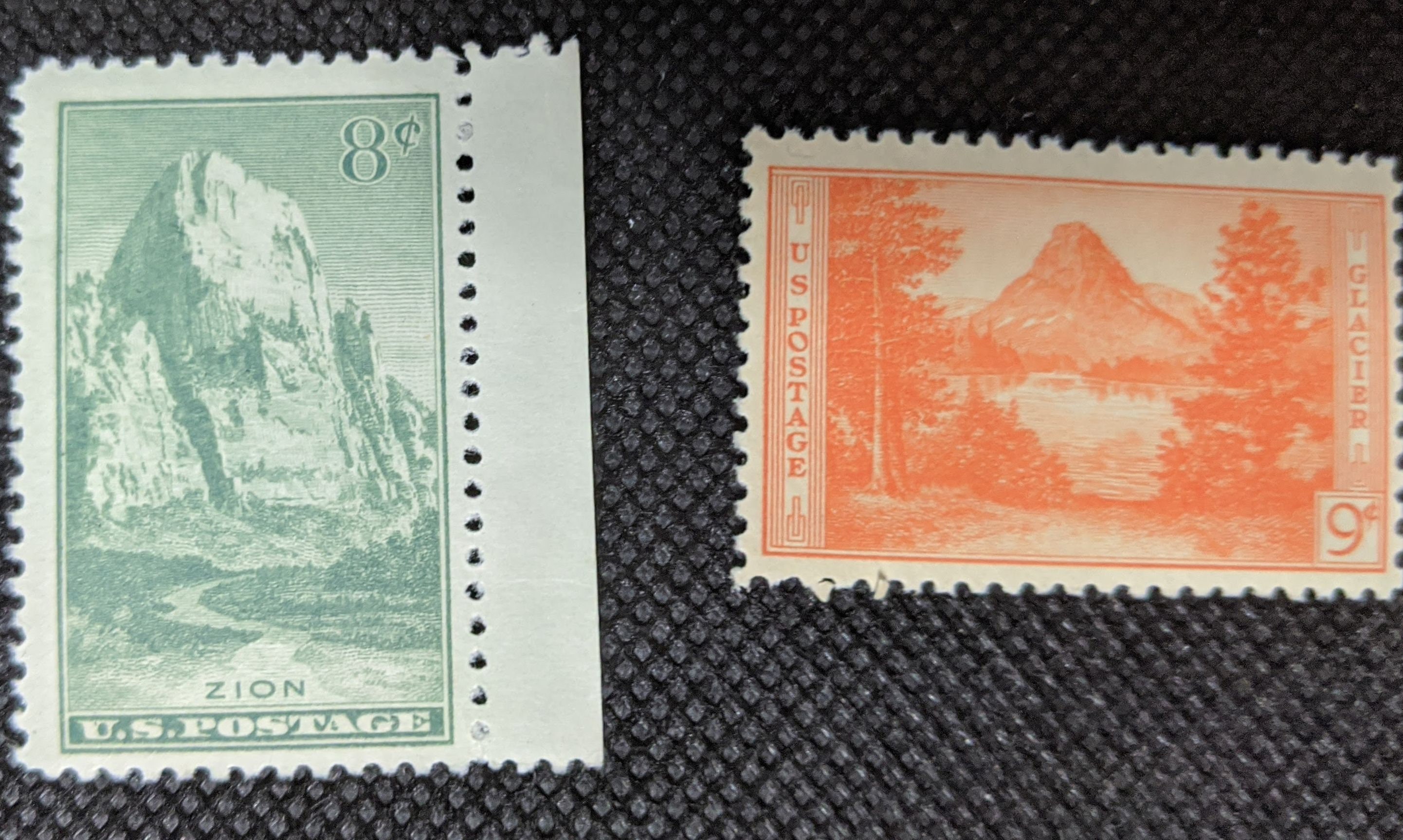 1934 National Parks Stamps Unhinged Mint Scott 740-749 - Etsy