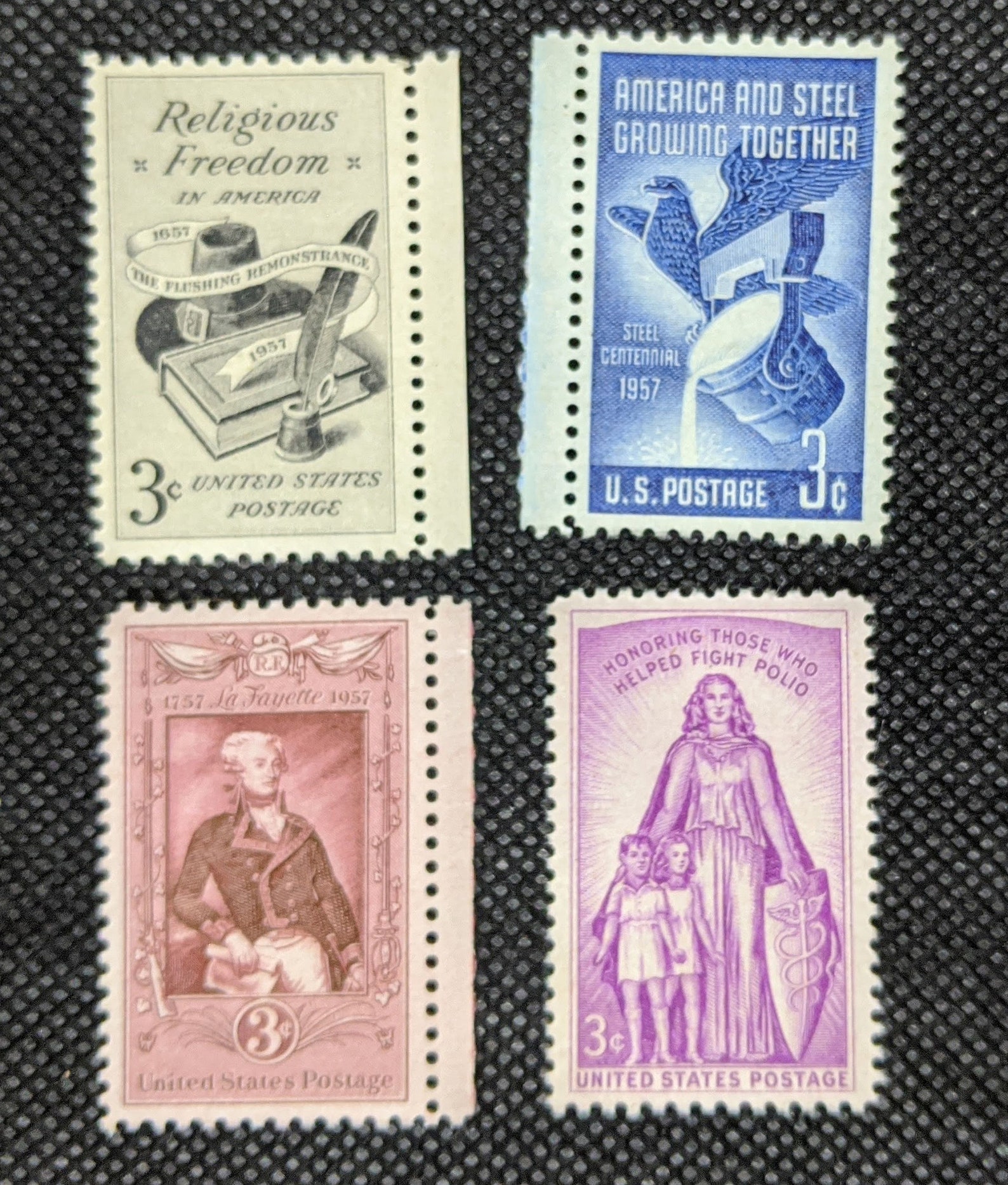 1957 14 US Stamps Unhinged Mint Scott 1086-1099 | Etsy