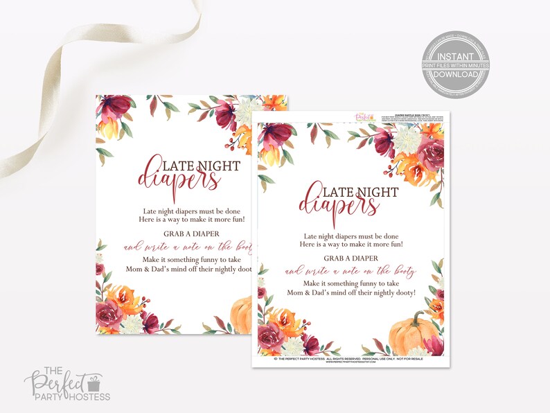 Late Night Diapers Sign Late Night Diapers Printable Late Night Diapers Late Night Diaper