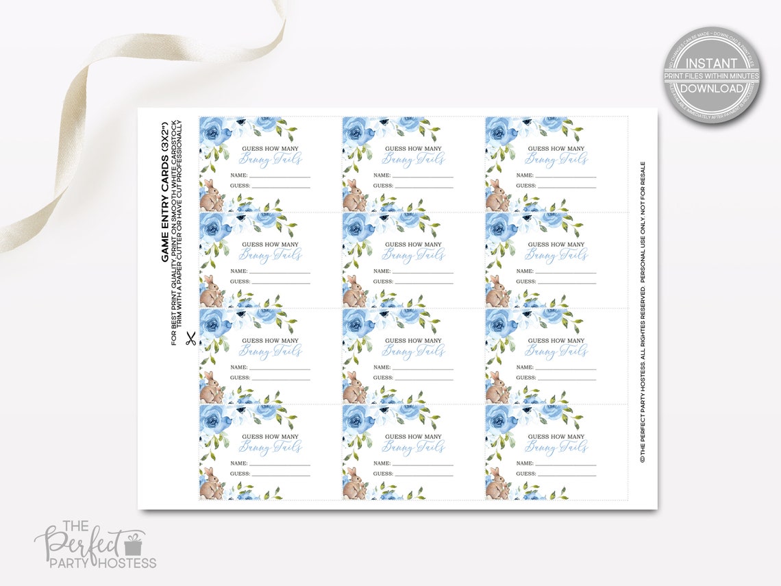 Guess How Many Bunny Tails Sign, Guess How Many Honeycombs, How Many ...