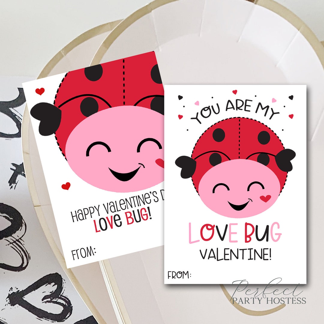 Love Bug Valentine's Day Card, Lovebug for You Valentine's Day Card ...