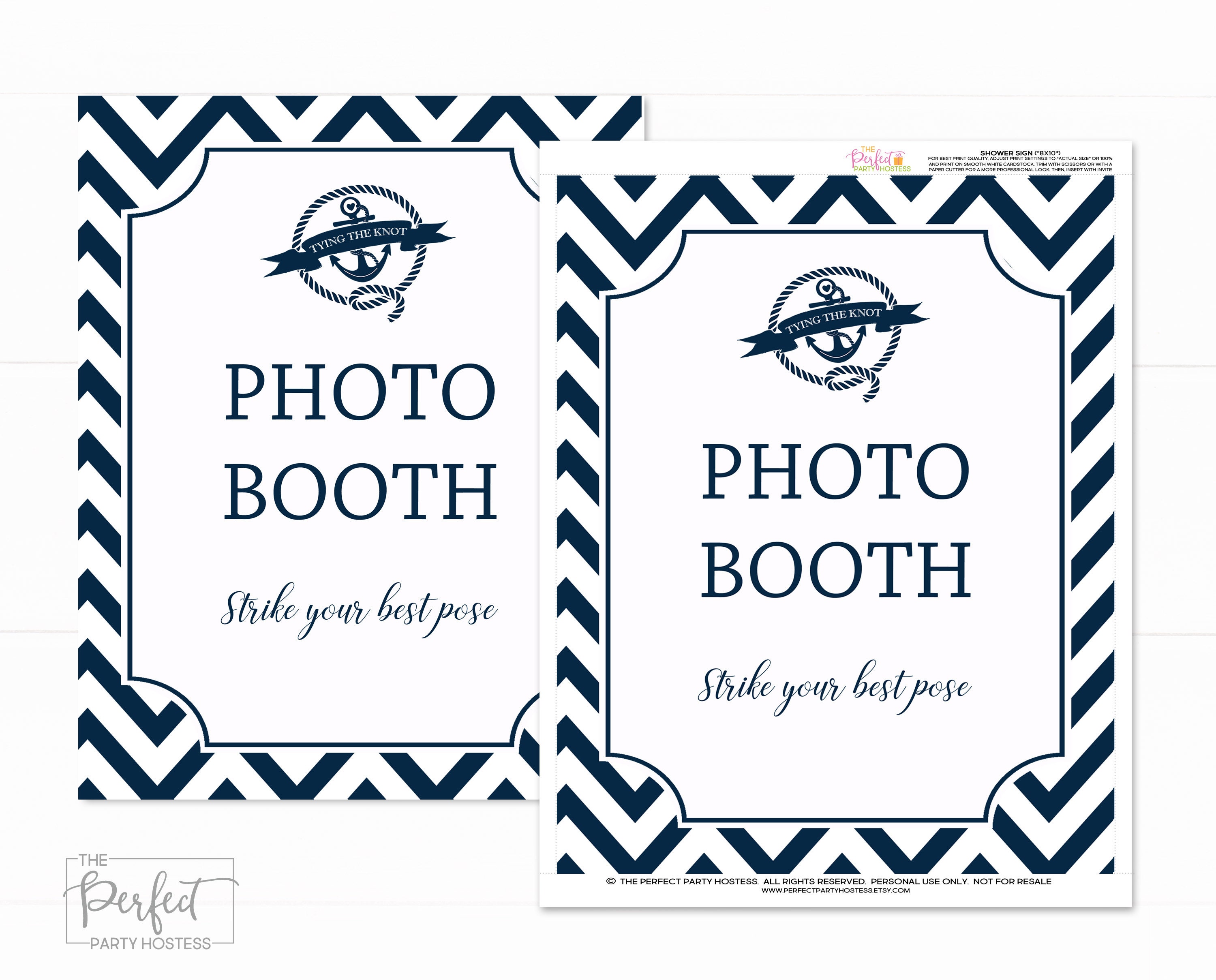 Nautical Photo Booth Sign Photo Booth Sign Photo Booth | Etsy