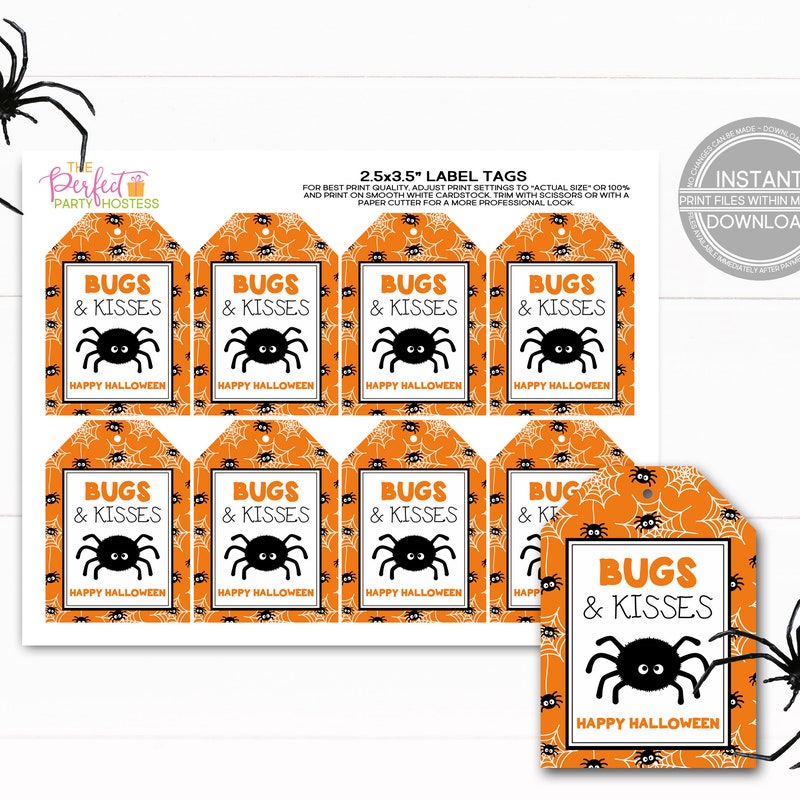 Bugs and Kisses Printable - Etsy