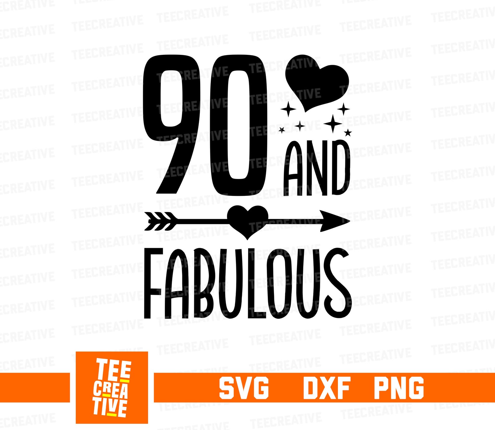 90 and Fabulous Svg 90th Birthday SVG 90 Years Old Svg 90th - Etsy
