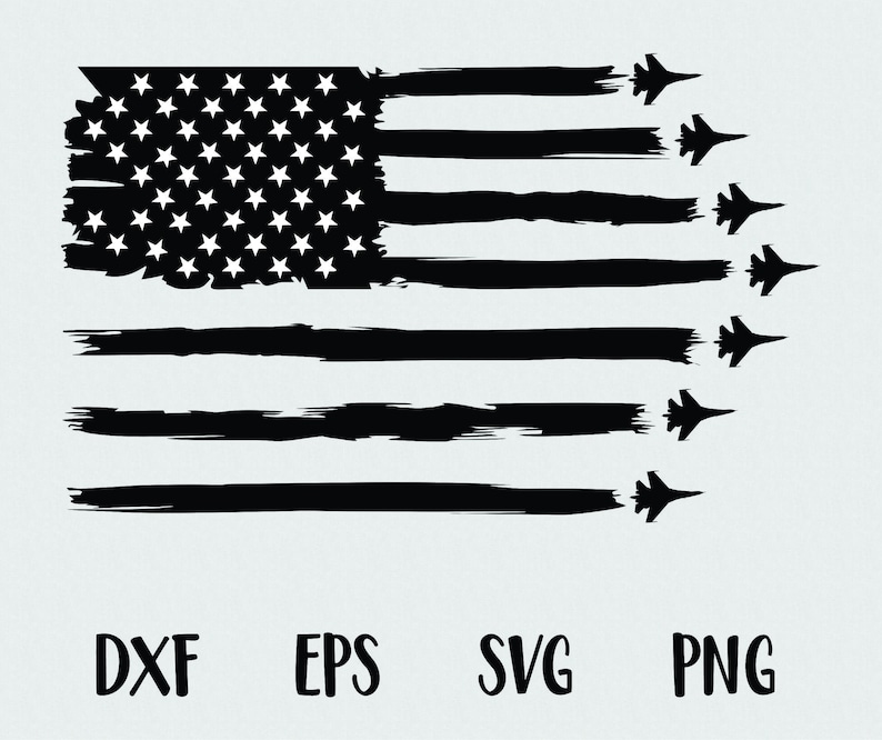 Air Force Flag Svg Png Eps Dxf Military Plane Svg F22 - Etsy