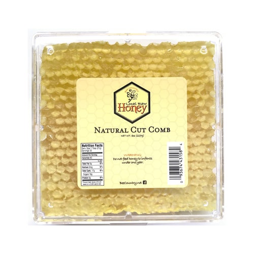 Raw Honey Comb Container 8-10 Oz. Natures Gum Honeycomb All - Etsy