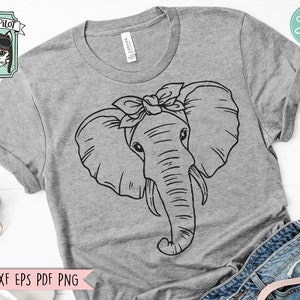 Elephant Bandana SVG, Elephant SVG File, Elephant Cut File, Elephant ...