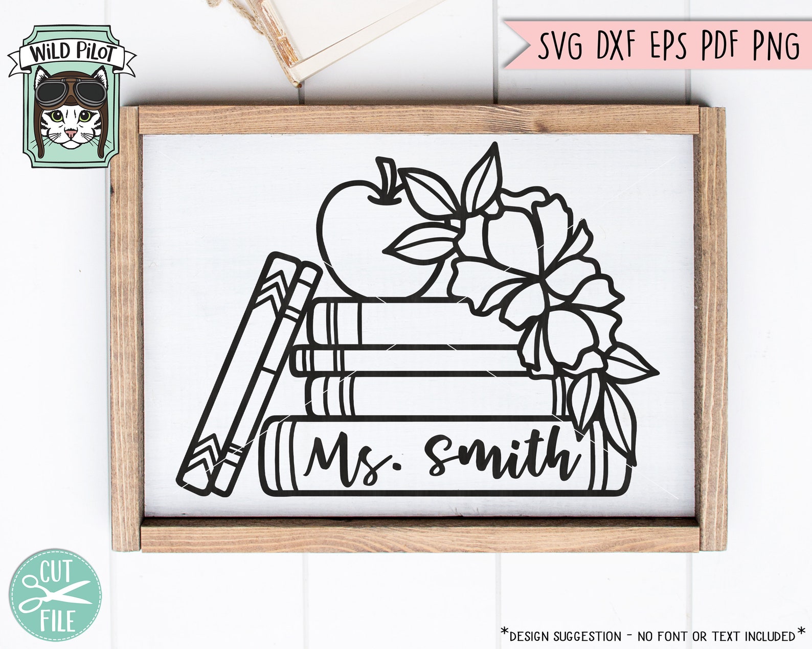 Teacher Monogram SVG, Teacher Sign Svg File, Teacher Svg, Teacher Cut ...