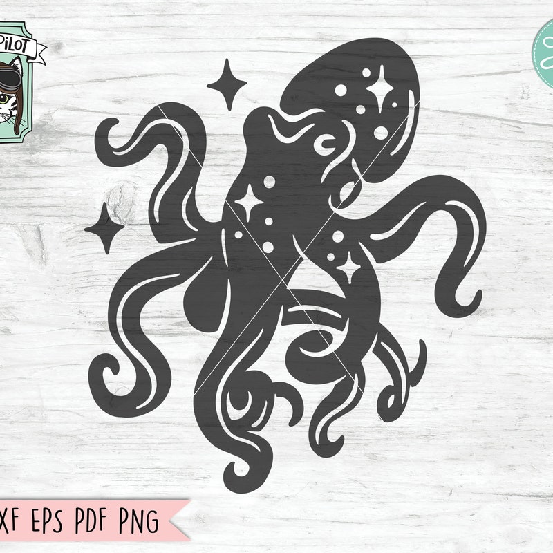 Octopus Svg - Etsy