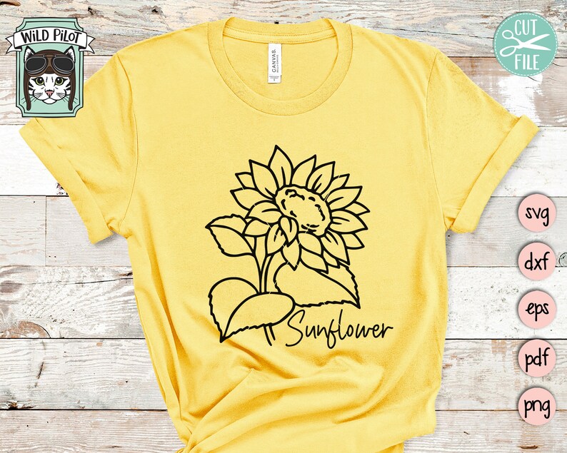 Flower Bundle SVG, Flower Svg File, Floral Svg, Botanical Illustrations ...