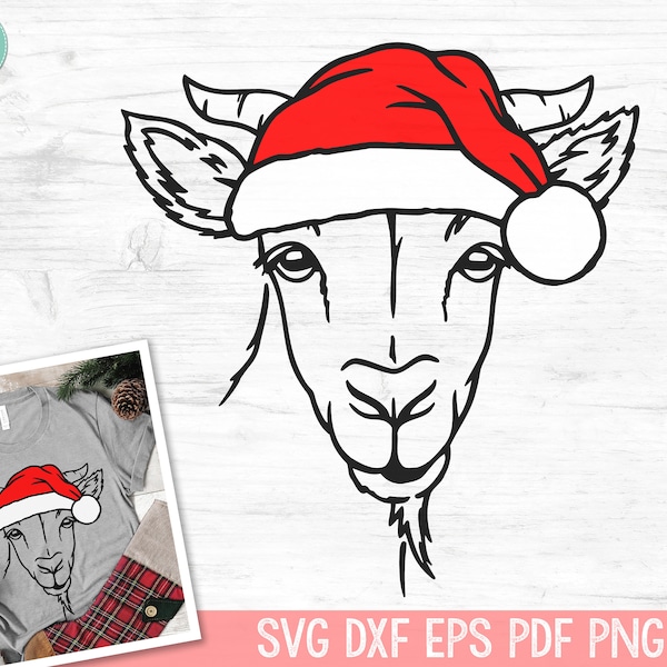 Goat Santa Hat - Etsy