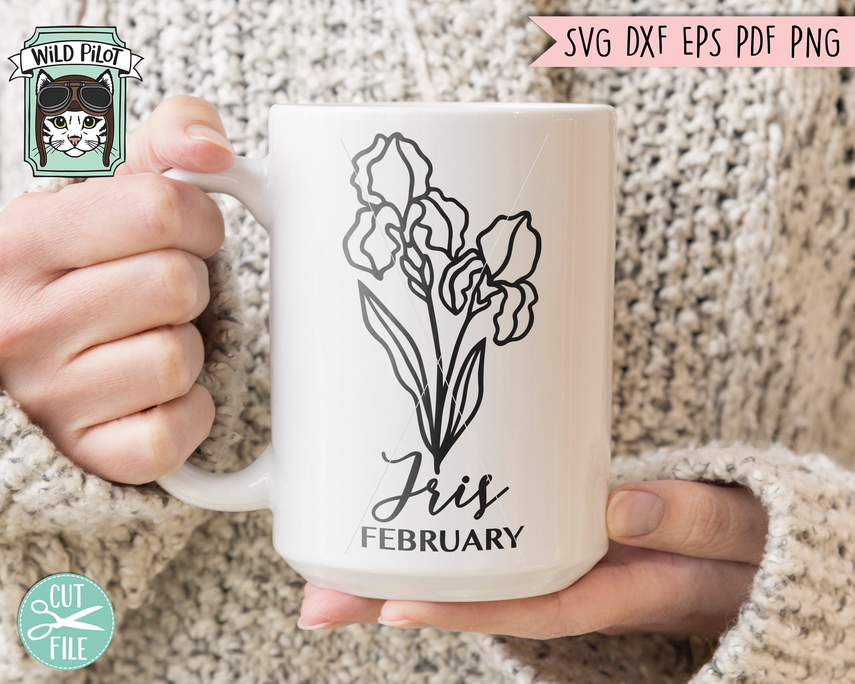 Birth Month Flower Bundle SVG, Birth Flowers Svg File, Birth Month ...