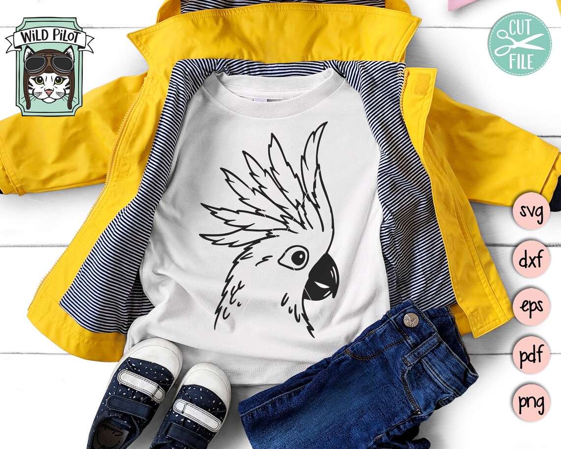 Cockatoo Svg File Cockatoo Cut File Animal Face Australia - Etsy Australia
