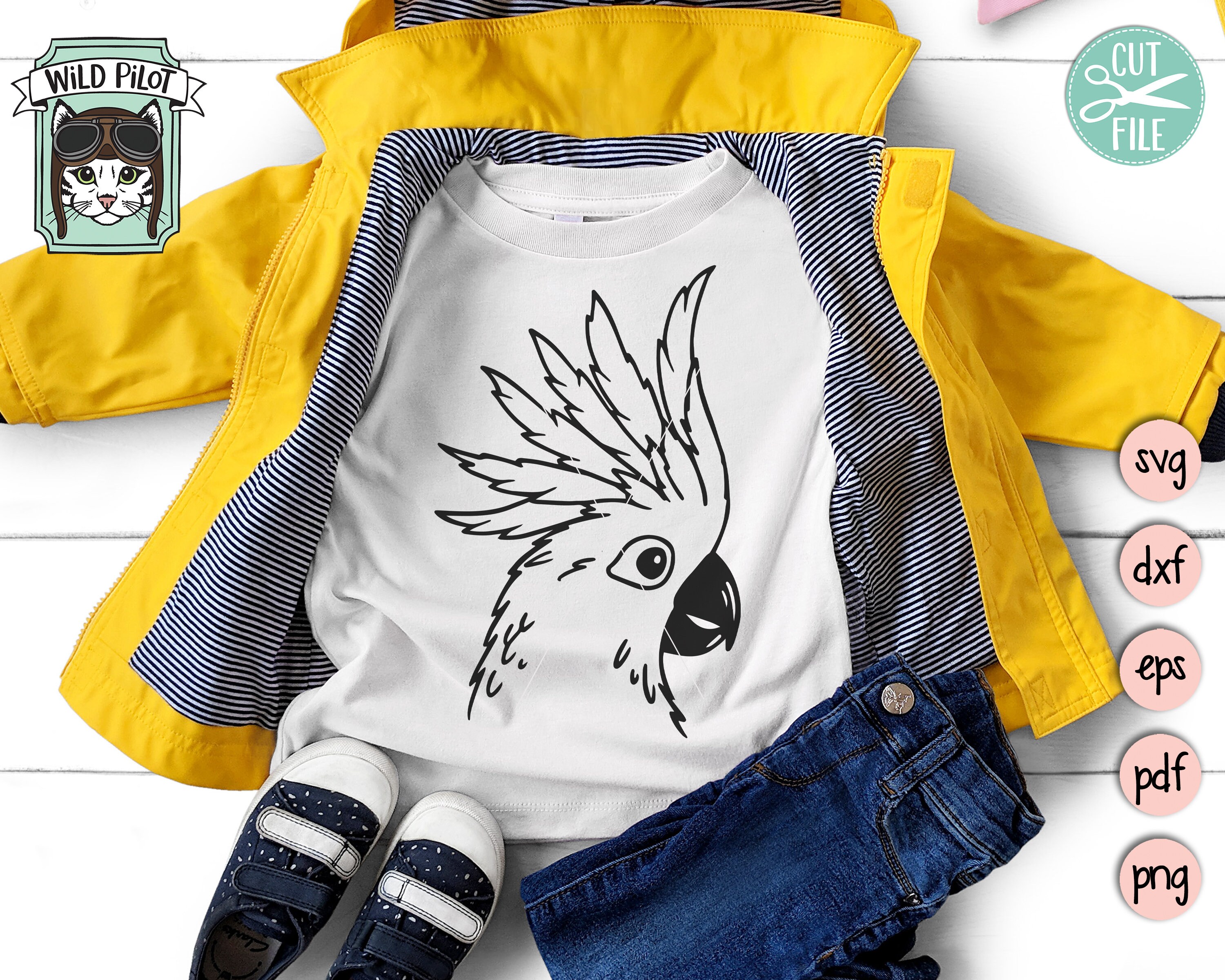 Cockatoo Svg File Cockatoo Cut File Animal Face Australia - Etsy Australia