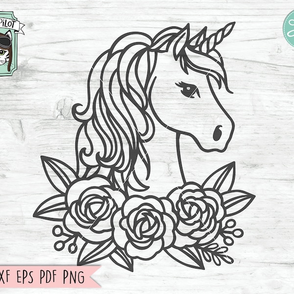 Plotterdatei einhorn - Etsy.de