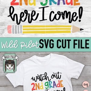 School Sign SVG, First Day of School SVG, School SVG, Watch Out 2nd ...