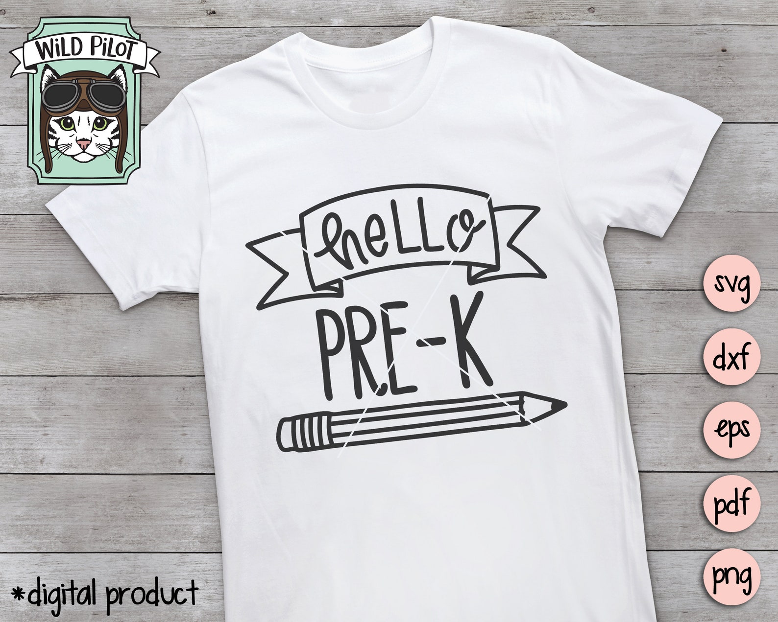 Pre K SVG File, Hello Pre-k Svg File, Prek Svg File, First Day of ...