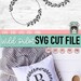 Wreath SVG File, Laurel Wreath Svg, Monogram Wreath SVG, Laurel Leaf ...