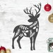 Deer SVG File, Christmas Deer Svg, Deer Cut File, Reindeer Svg File ...