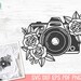 Floral Camera SVG File, Flower Camera Cut File, Photography SVG File ...