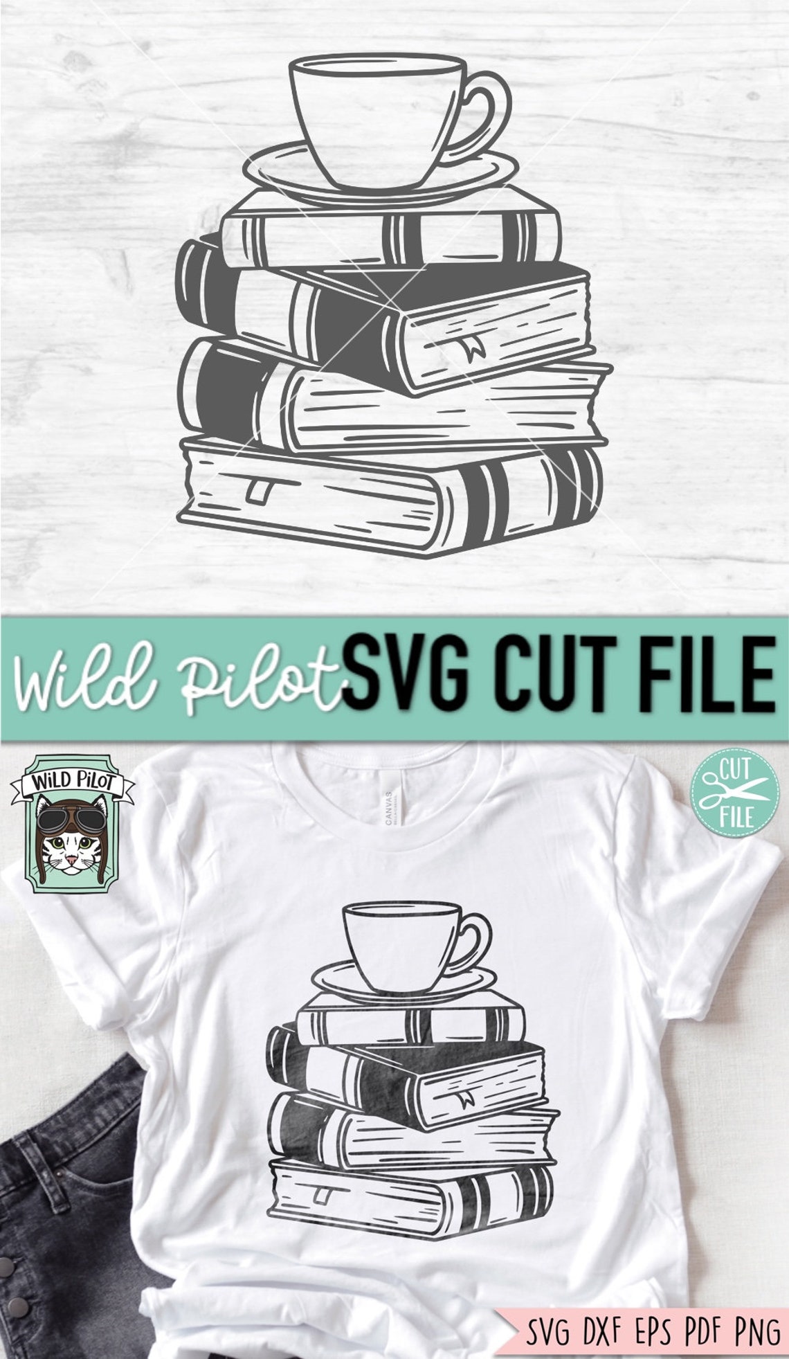 Books SVG Reading SVG Book Lover SVG Librarian Svg Books - Etsy