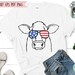 July 4th Cow SVG Fourth of July Cow Svg File Cow Glasses - Etsy