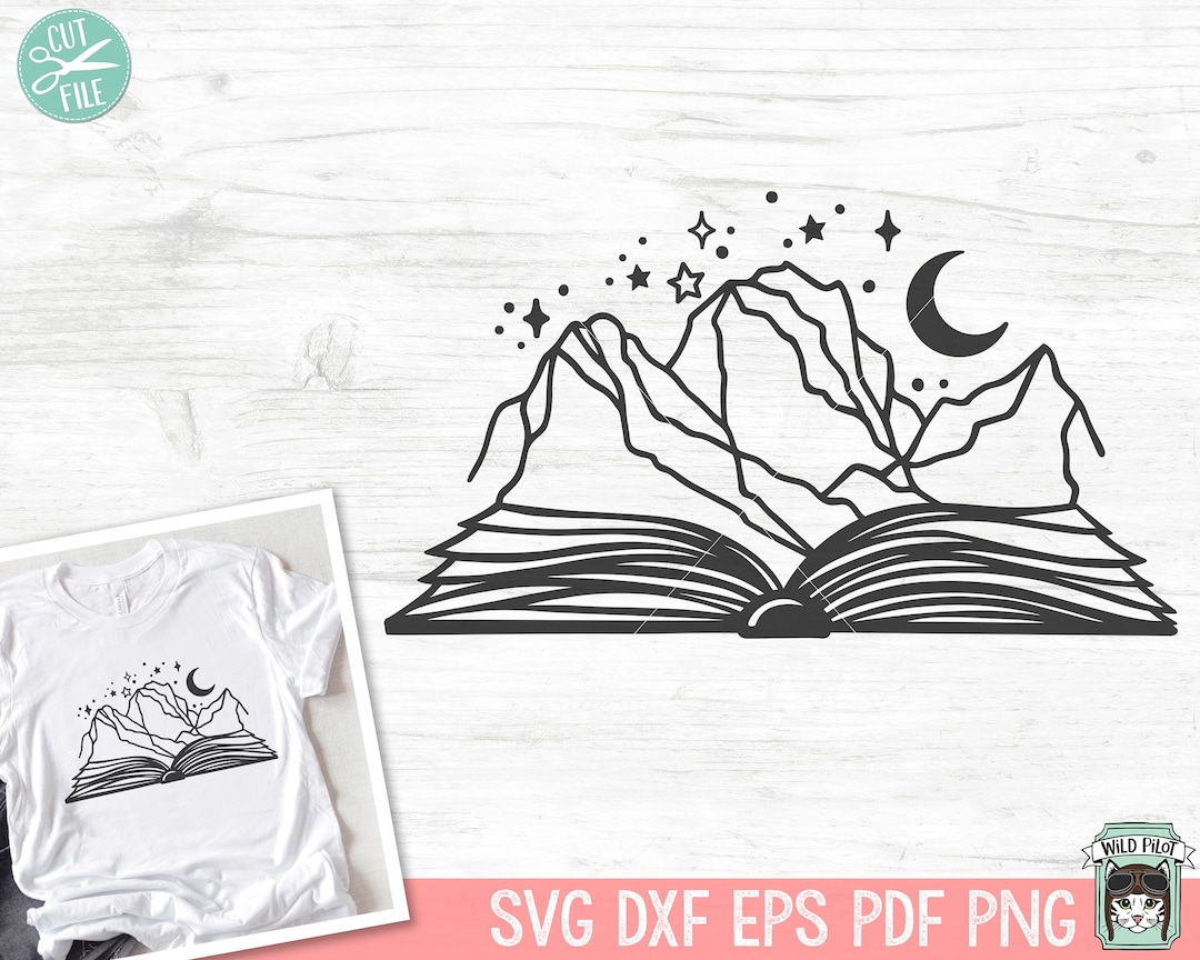 Book SVG, Reading SVG, Book Lover SVG, Librarian Svg, Mystical Svg ...