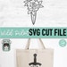 Sword Svg, Flower Sword Svg File, Floral Sword Cut File, Knife Clip Art ...